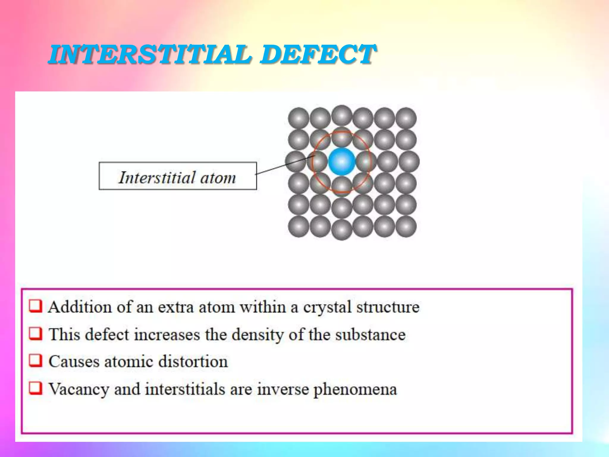 Crystal defects t | PPTX