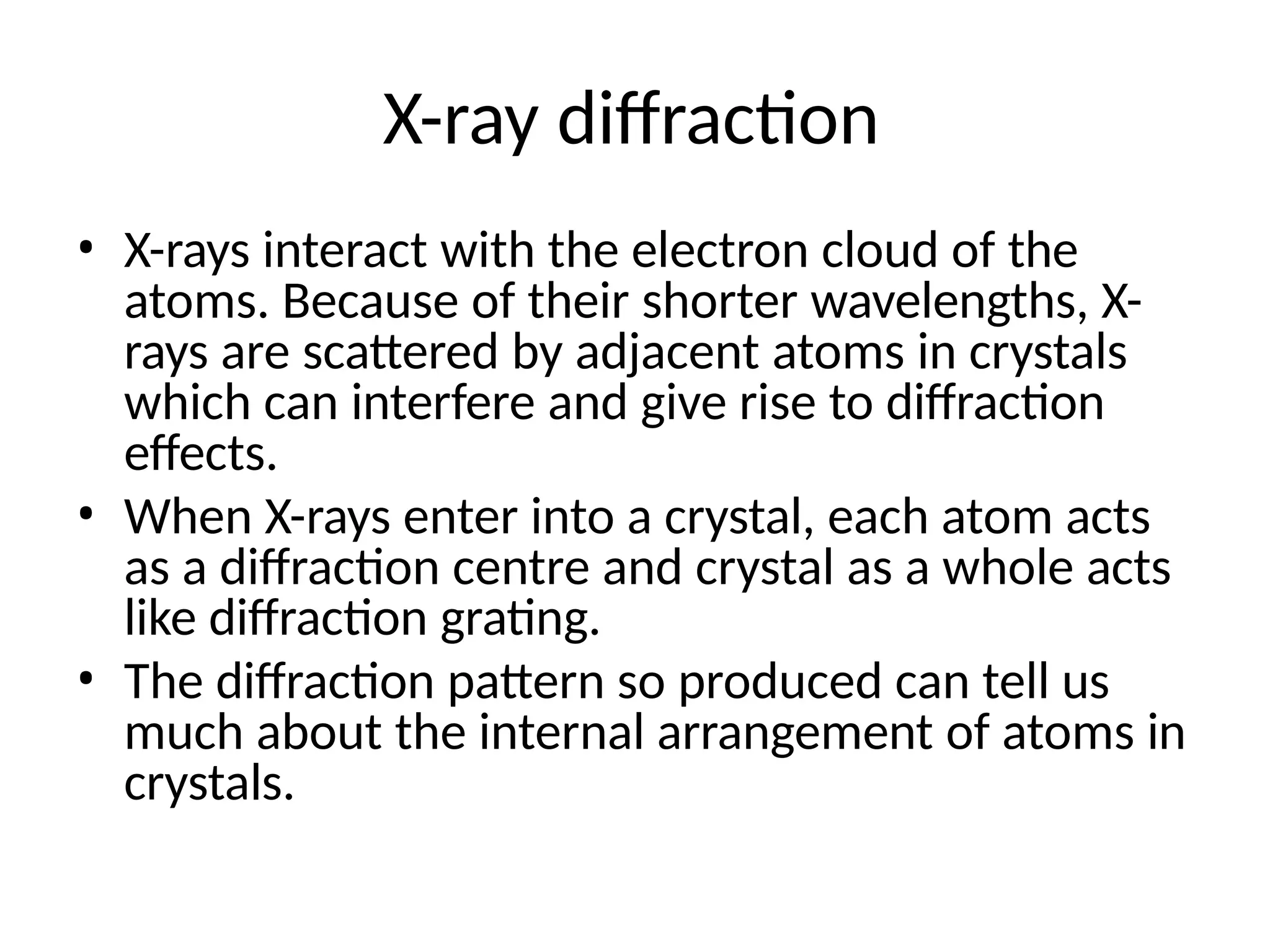 Crystal Diffraction [part 2 solid state physics | PPTX
