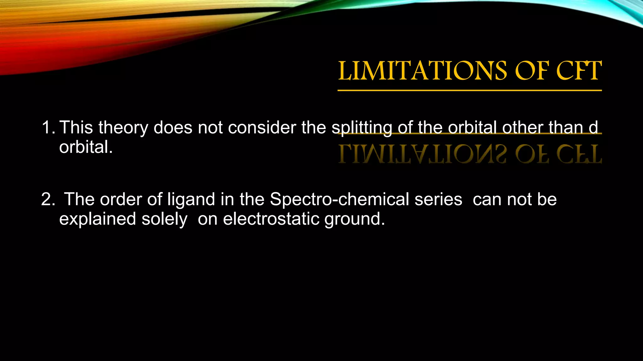 Crystal Field Theory Pptx