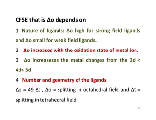 CRYSTAL FIELD THEORY from chemistry-2.pdf