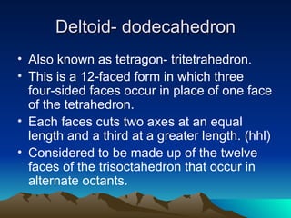 Crystal forms. | PPT