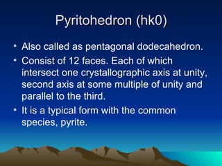 Crystal forms. | PPT