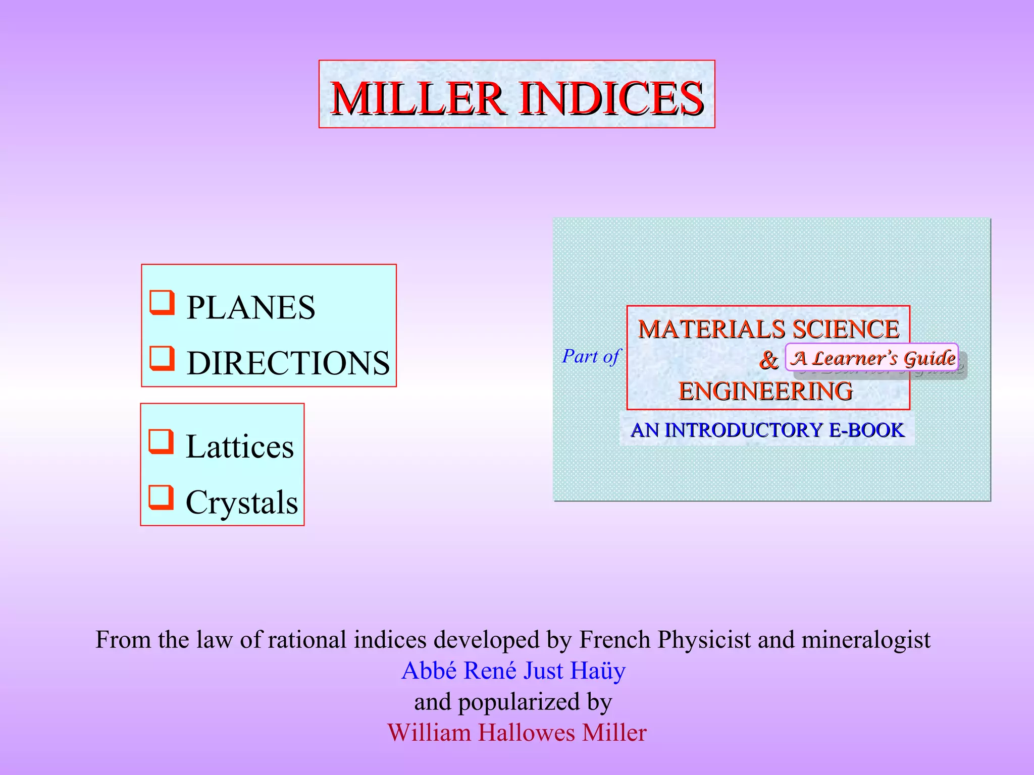 Crystal for teaching | PPT