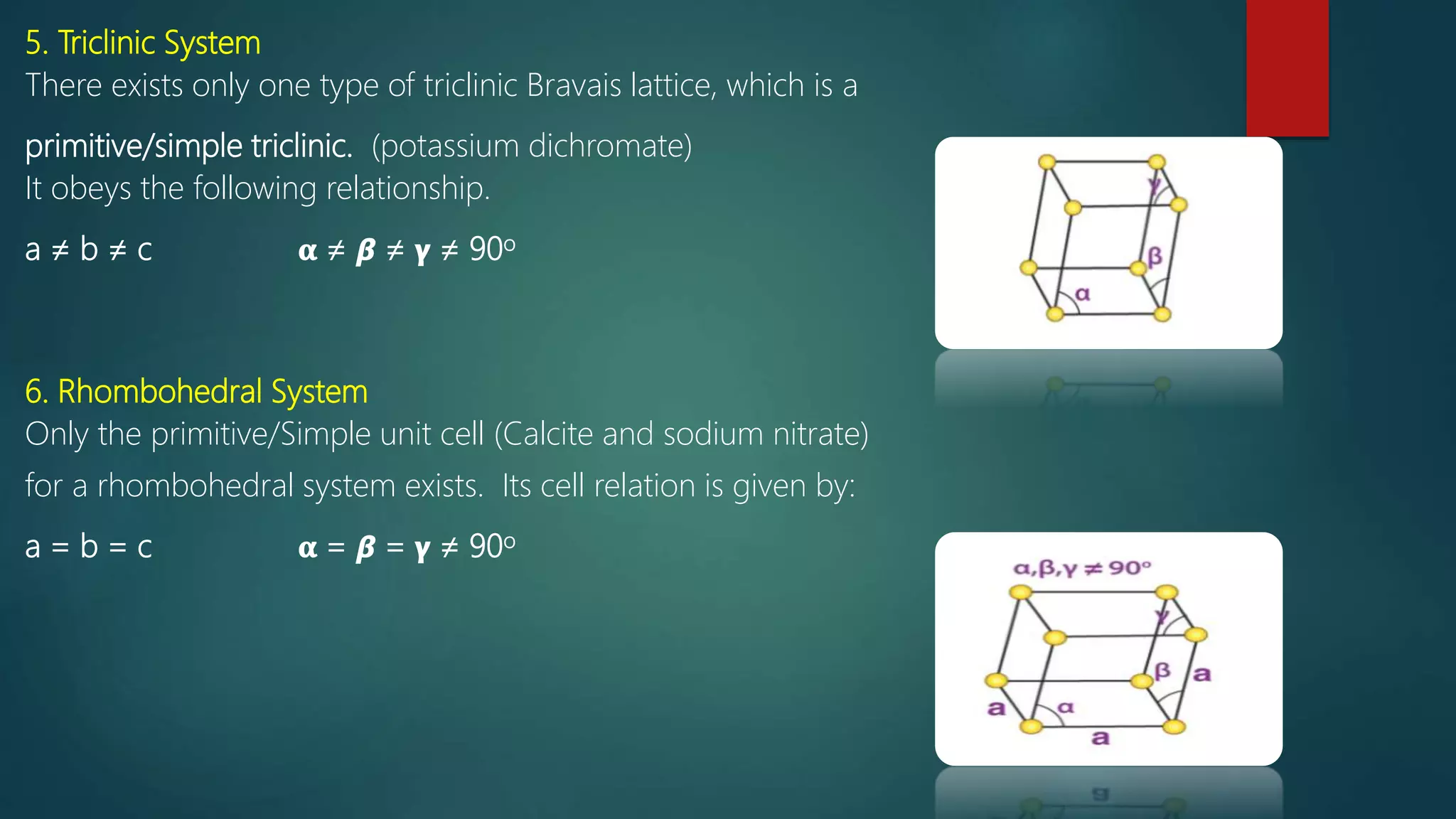 Crystal geometry and structure | PPTX