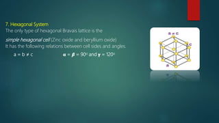 Crystal geometry and structure | PPTX