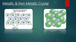 Crystal geometry and structure | PPTX