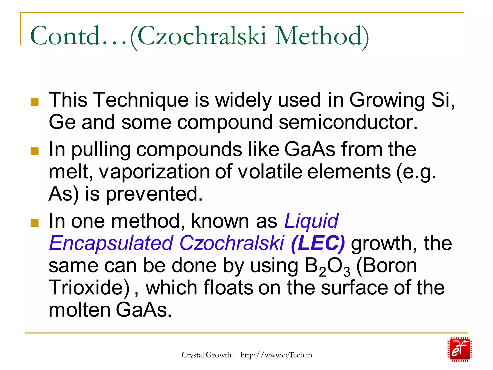 Crystal Growth | PDF