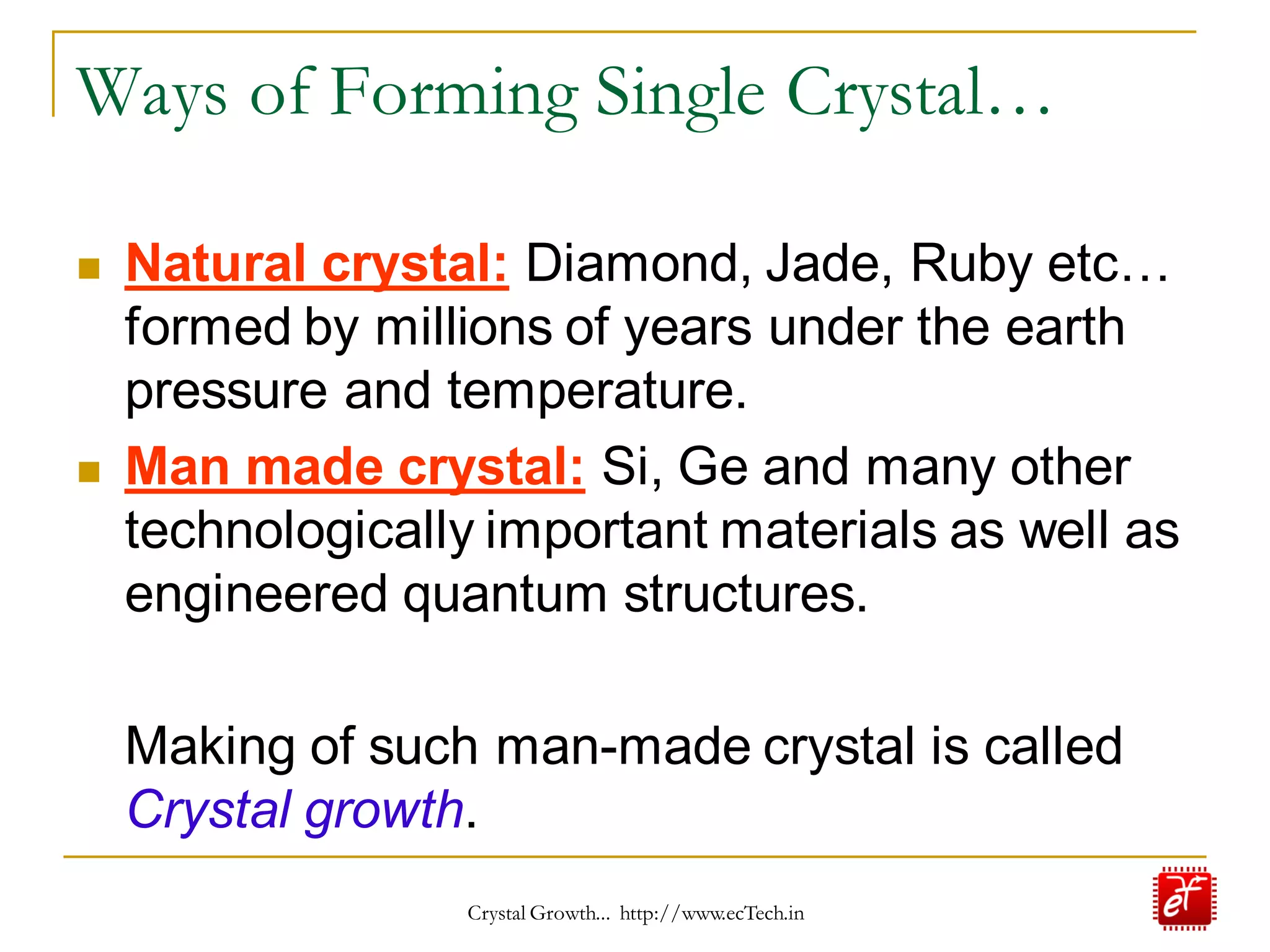 Crystal Growth | PDF