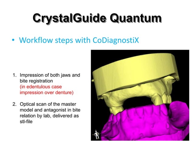 Crystal guide codiagnostix workflow | PPT