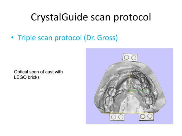 Crystal guide scan protocol | PPTX | Dental Health | Diseases and Conditions