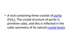 Crystal habit | PPTX