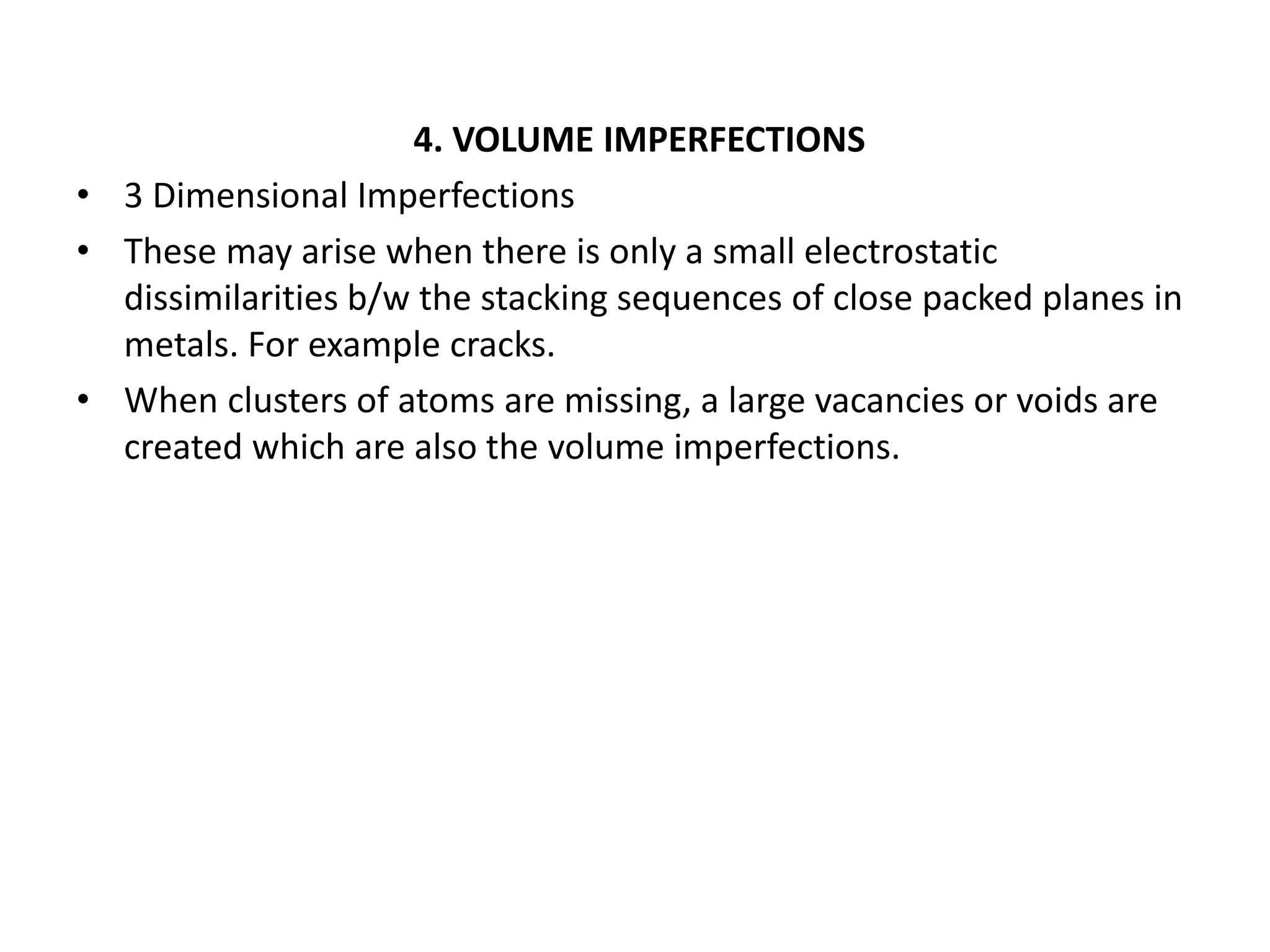 Crystal imperfections | PPTX