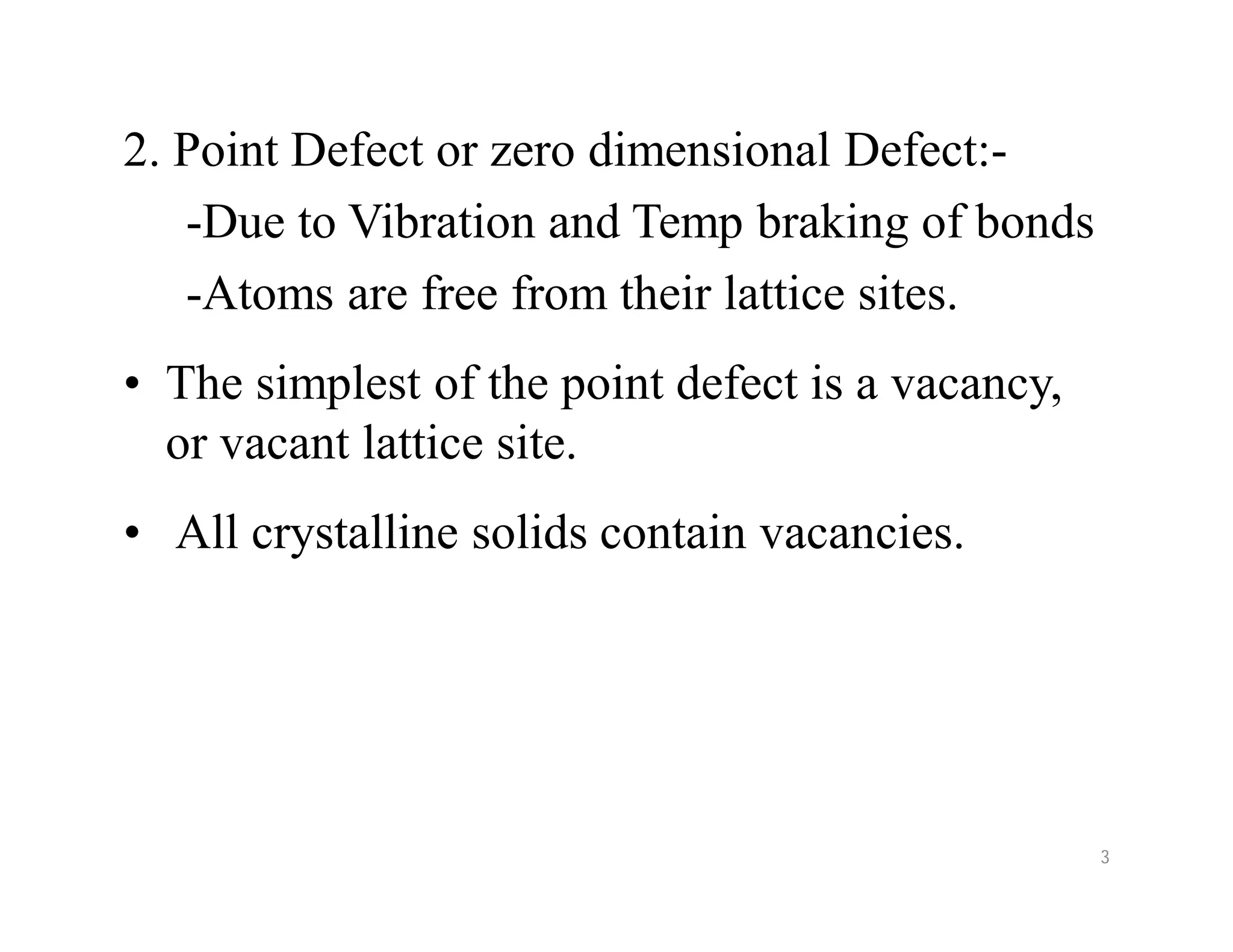 Crystal imperfections | PDF