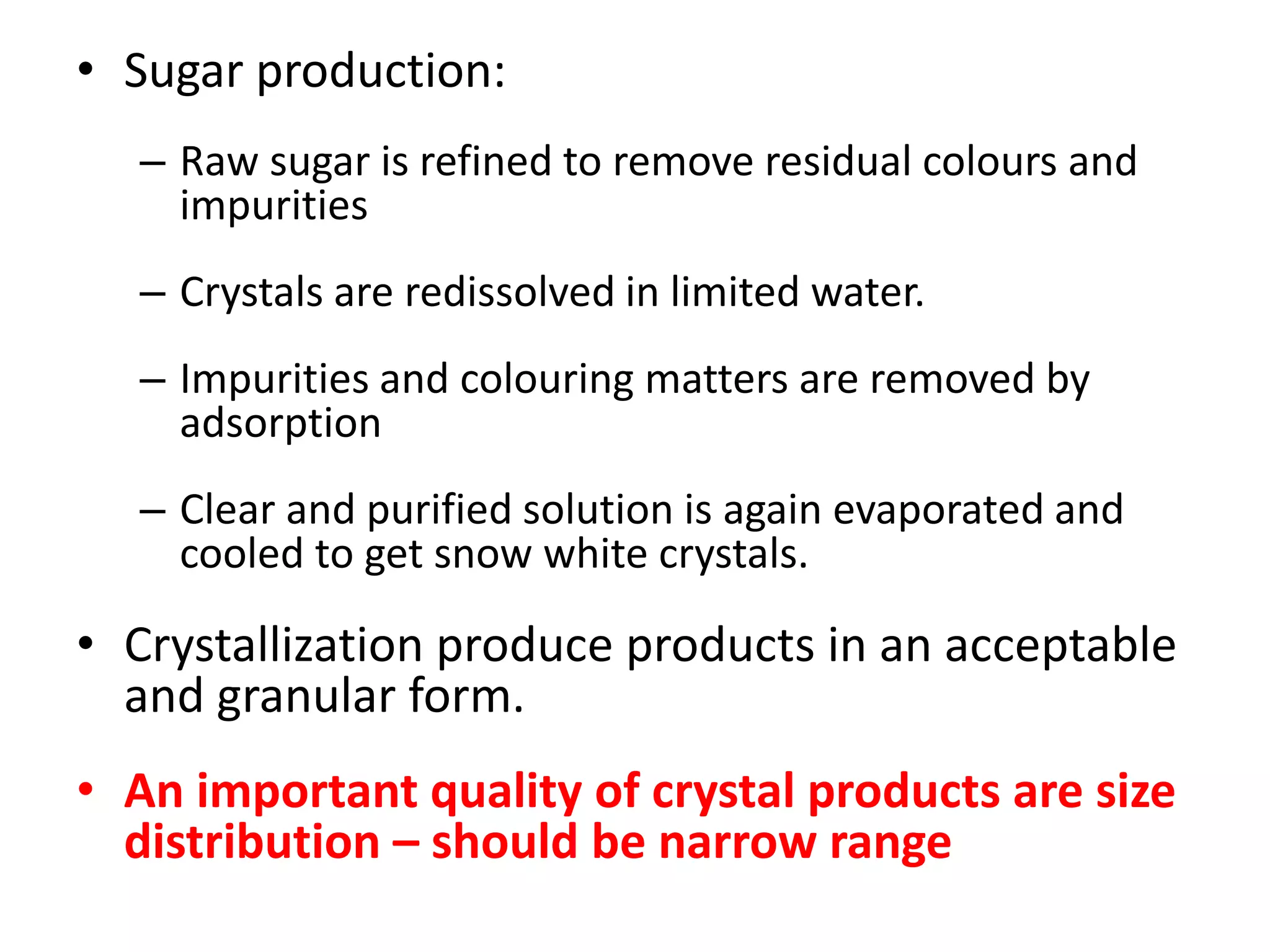 Crystalization (Mass Transfer) | PPTX