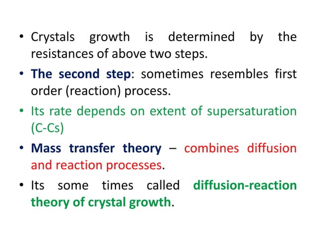 Crystalization (Mass Transfer) | PPTX | Chemistry | Science