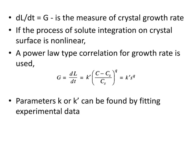 Crystalization (Mass Transfer) | PPTX | Chemistry | Science