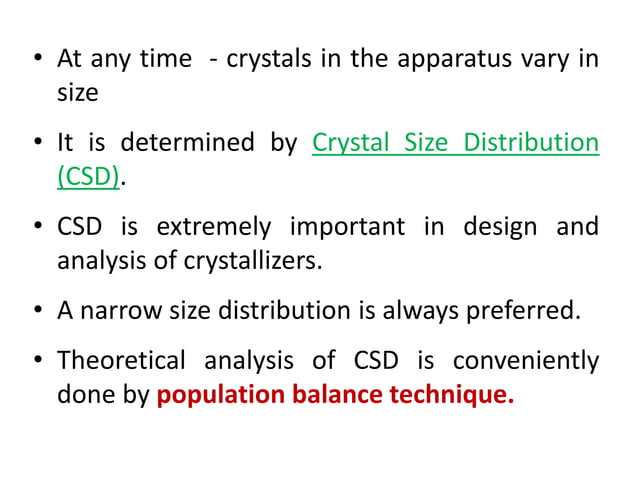 Crystalization (Mass Transfer) | PPTX | Chemistry | Science