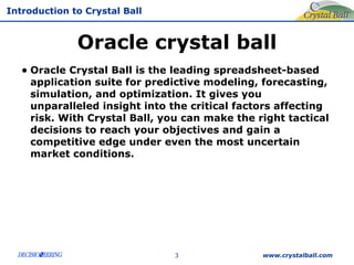 Oracle Crystall ball | PPT