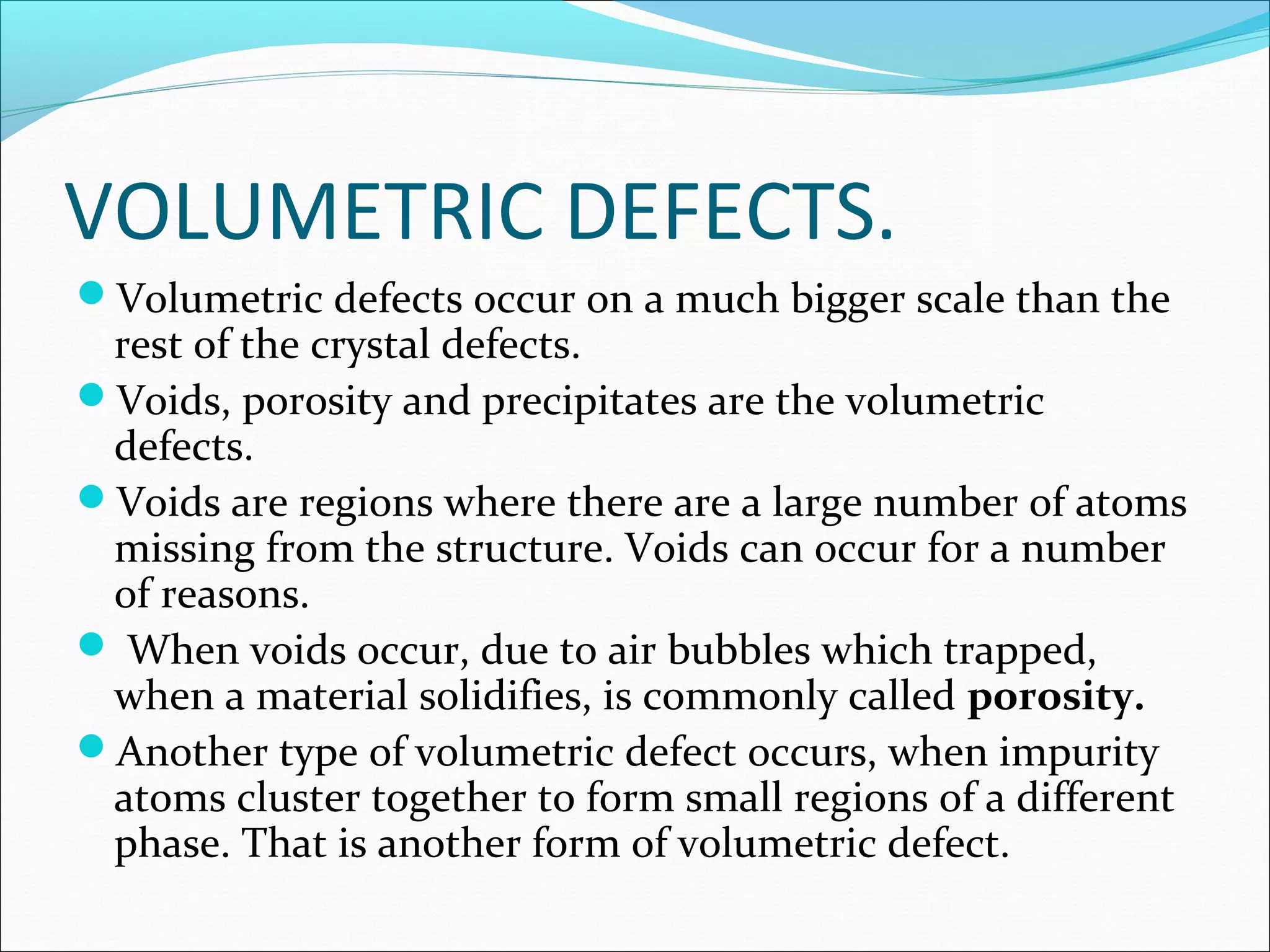 Crystalline defects | PPT