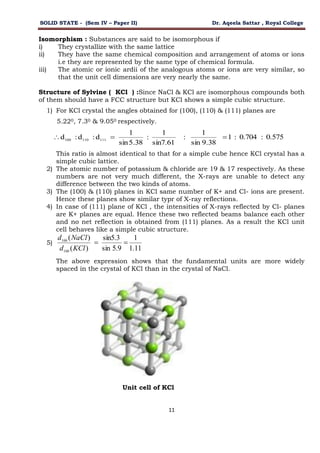 Solid State sysem4 feb21 | PDF | Chemistry | Science