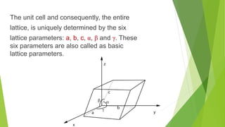 Crystalline structure l. | PPTX