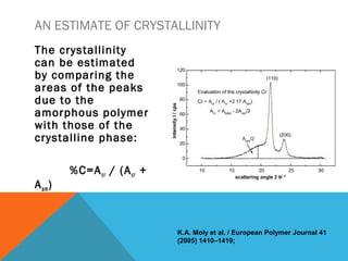 Crystallinity in polymers | PPT
