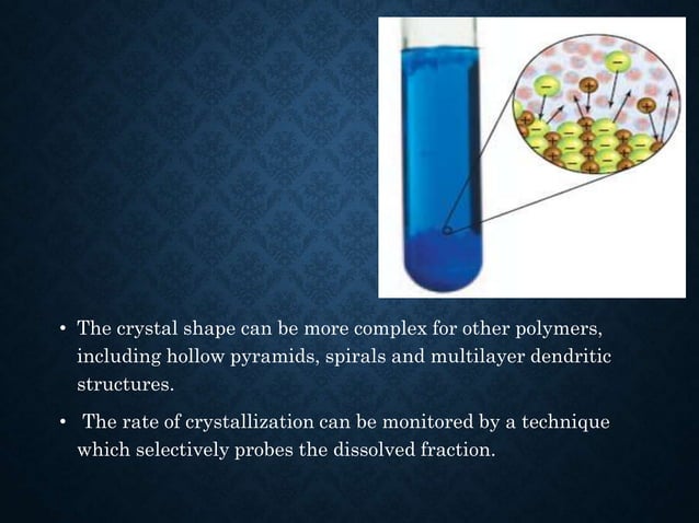 Crystallinity in polymers | PPTX | Chemistry | Science