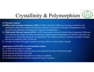 preformulation : Crystallinity & Polymorphism.pdf