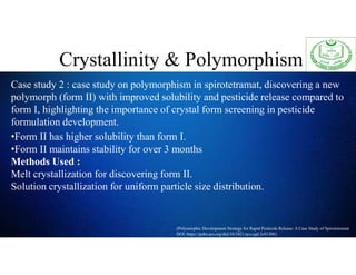 preformulation : Crystallinity & Polymorphism.pdf