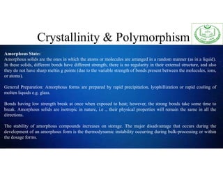 preformulation : Crystallinity & Polymorphism.pdf