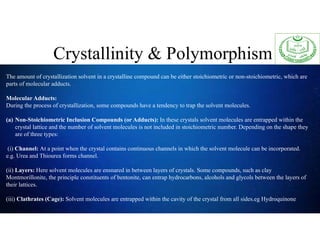 preformulation : Crystallinity & Polymorphism.pdf