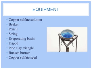 Crystallisation | PPTX