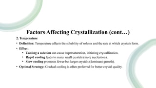 Crystallisation and their classification and mechanism.pptx