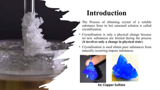 Crystallisation and their classification and mechanism.pptx