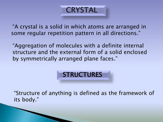 Crystallization | PPTX