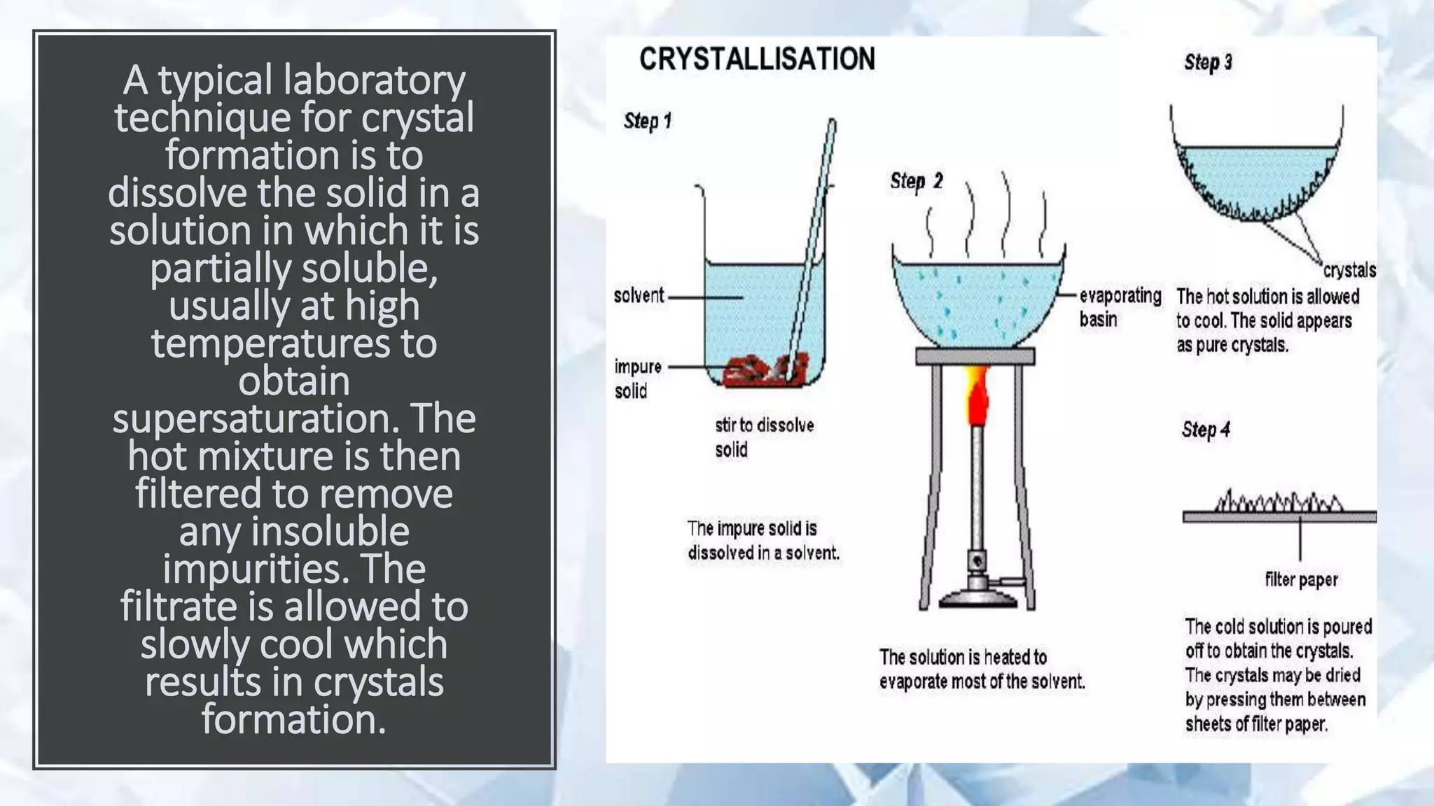 Crystallization. Crystals. | PPTX