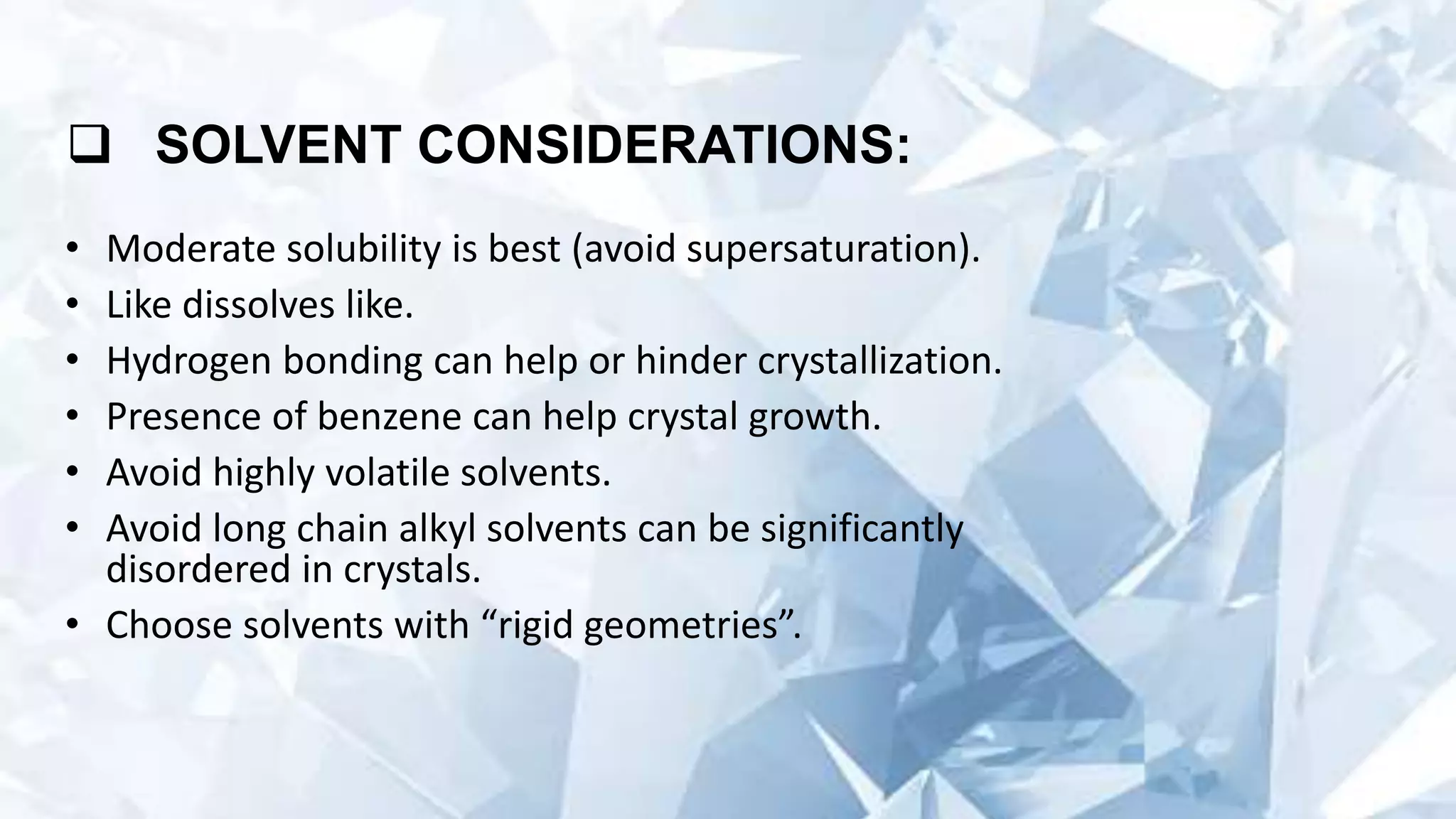 Crystallization. Crystals. | PPTX
