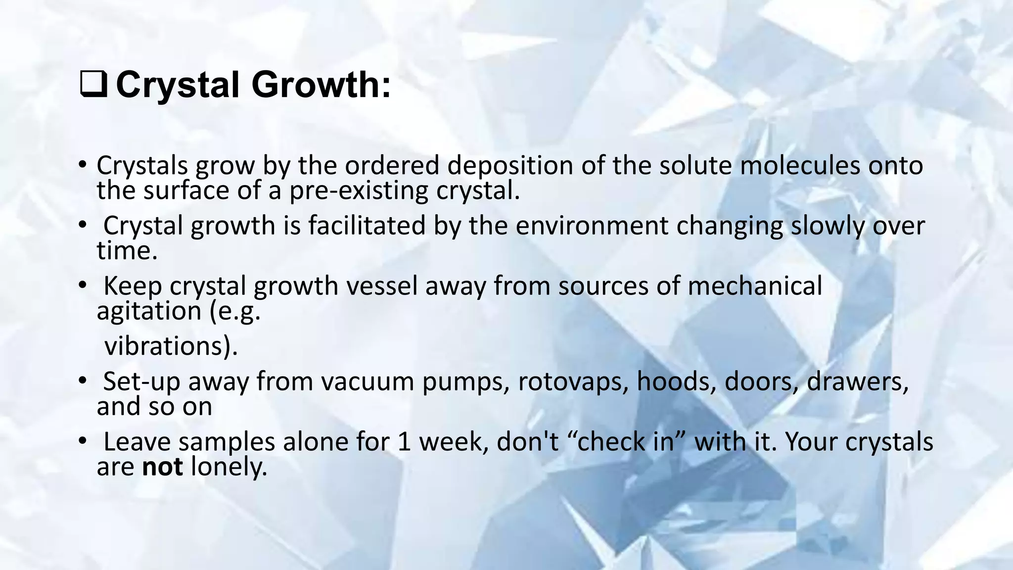 Crystallization. Crystals. | PPTX