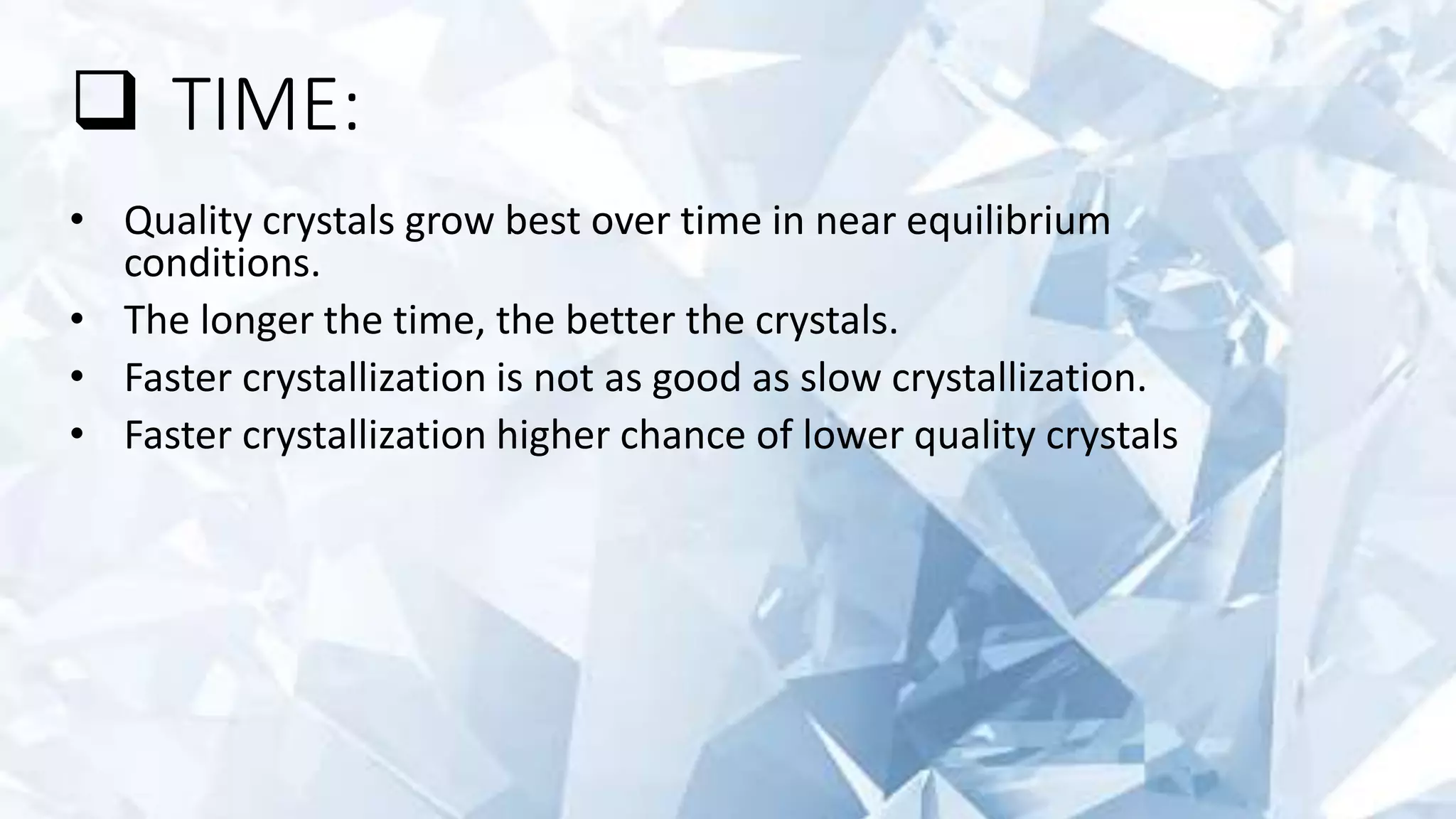 Crystallization. Crystals. | PPTX