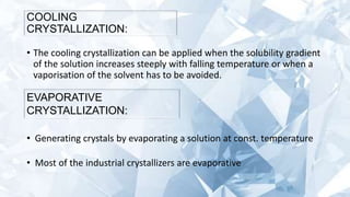 Crystallization. Crystals. | PPTX
