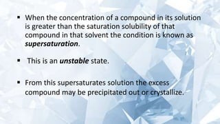 Crystallization. Crystals. | PPTX