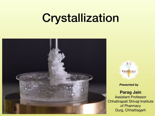 Pharmaceutical Engineering: Crystallization | PDF