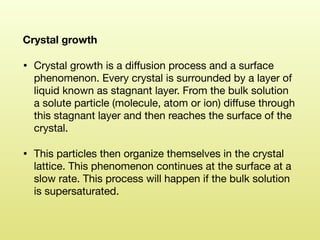 Pharmaceutical Engineering: Crystallization | PDF