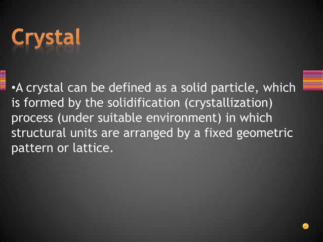 Crystallization | PPTX