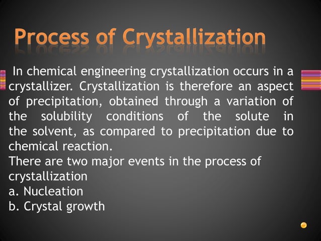 Crystallization | PPTX