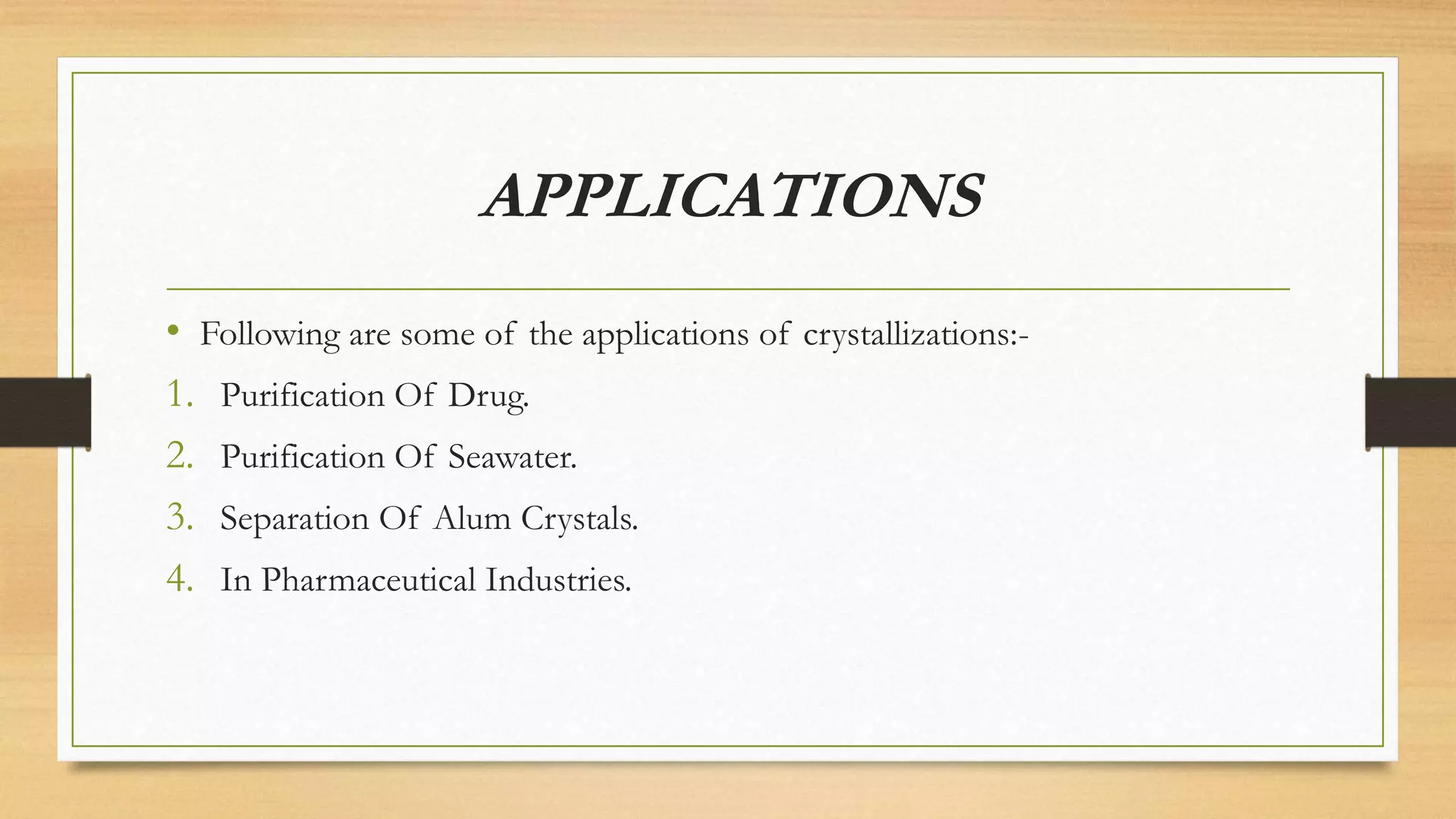 Crystallization process chemistry | PPTX