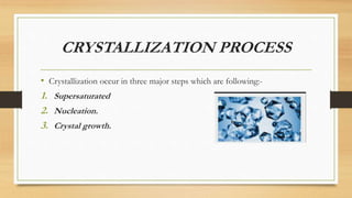 Crystallization Process In Chemistry