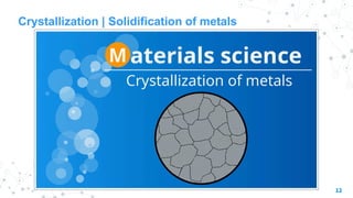 Mechanism of Crystallization & Crystal Imperfection | PDF