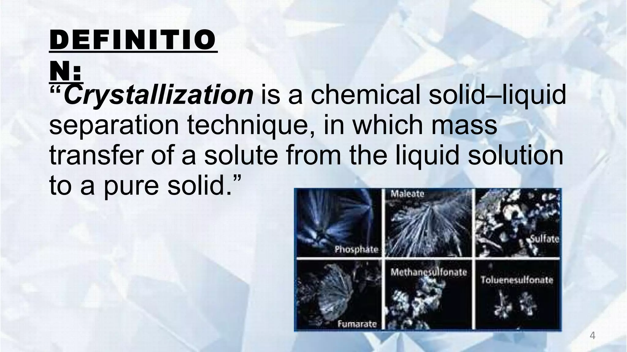 Crystallization by azmin | PPT