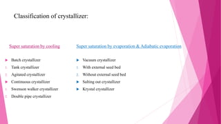 Crystallization:A complete Report on Crystallization operation and its ...